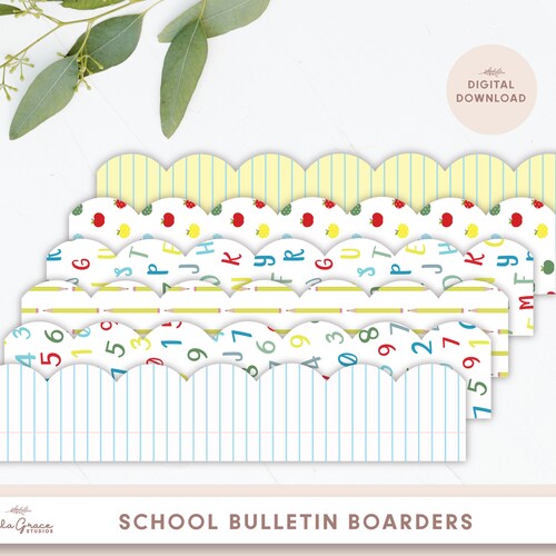 Classroom Bulletin Board Boarders Teacher Printables - Etsy