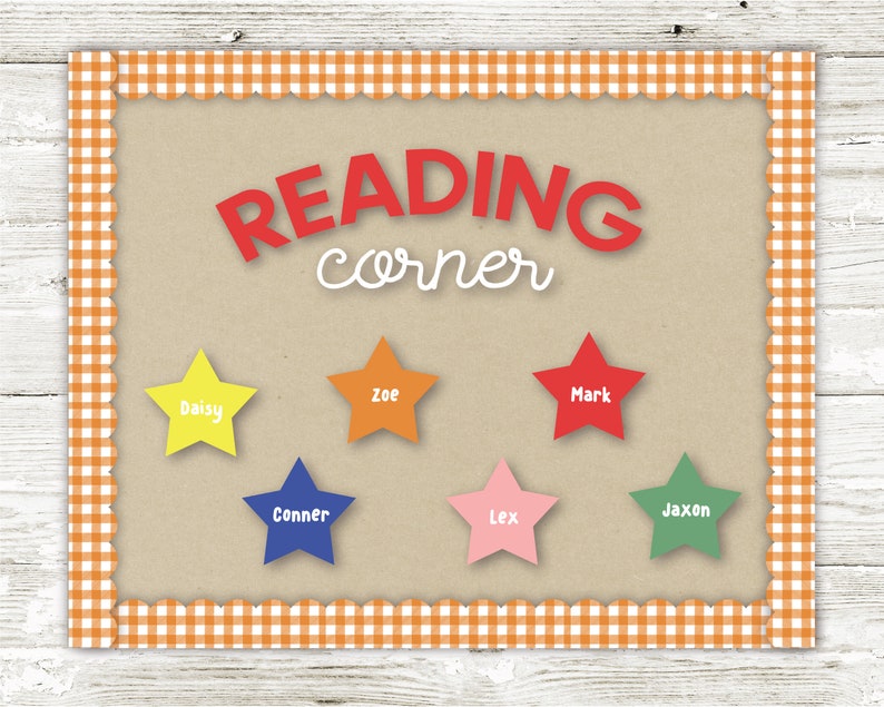 Classroom Bulletin Board Boarder Buffalo Plaid Primary Colors, Bulletin ...