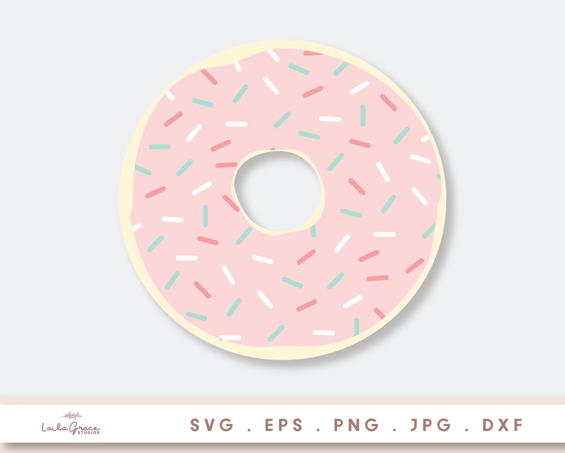 Sprinkle Donut SVG, Donut Clip Art, Donut Vector, Doughnut PNG - Etsy