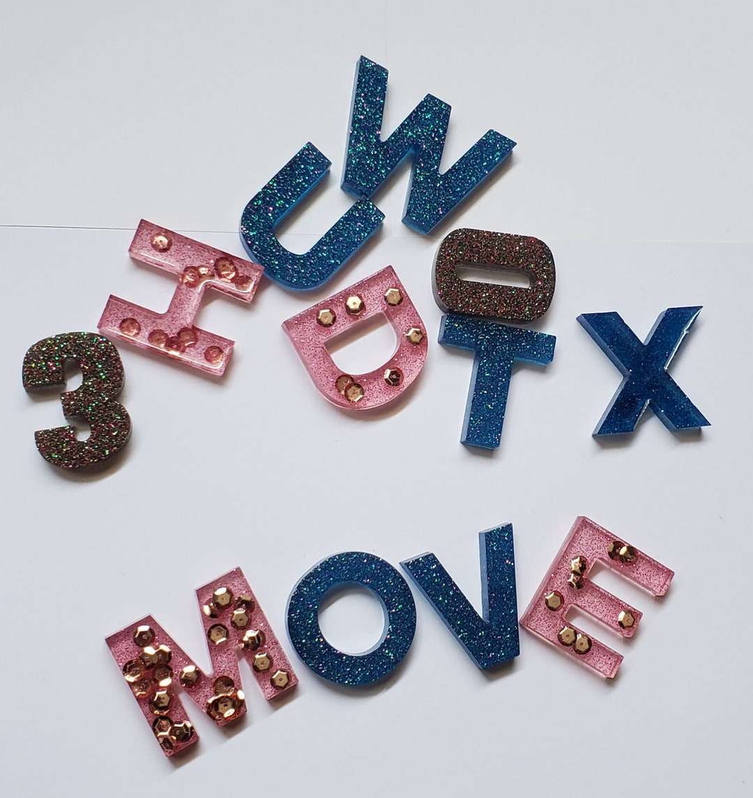 Custom Resin Letter Set - Etsy