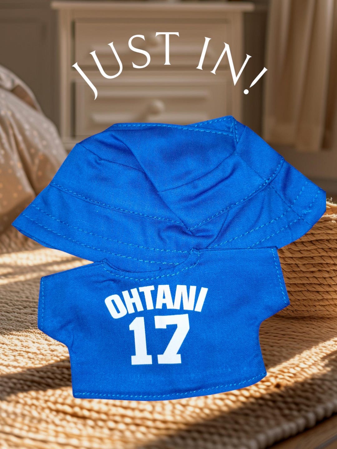 LABUBU Los Angeles Dodgers 2 Piece Set Hat and Shirt Ohtani 17 on Back ...