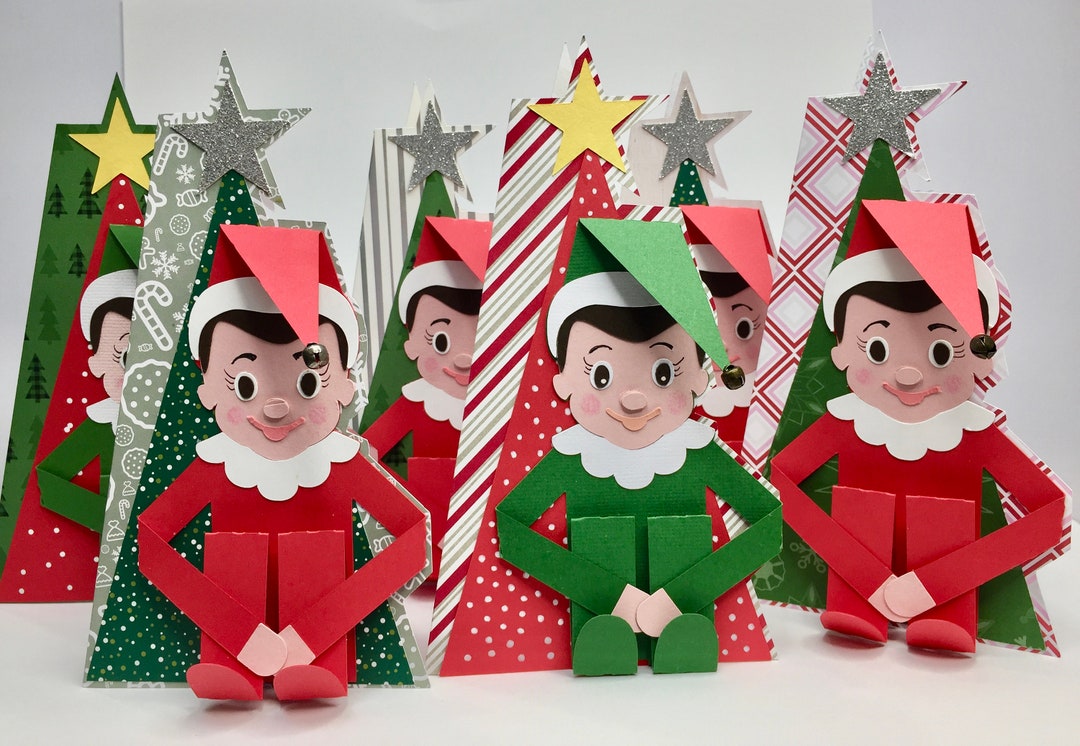 Handmade Elf Christmas Card 3D Santa Elf Xmas Card A Card - Etsy Australia