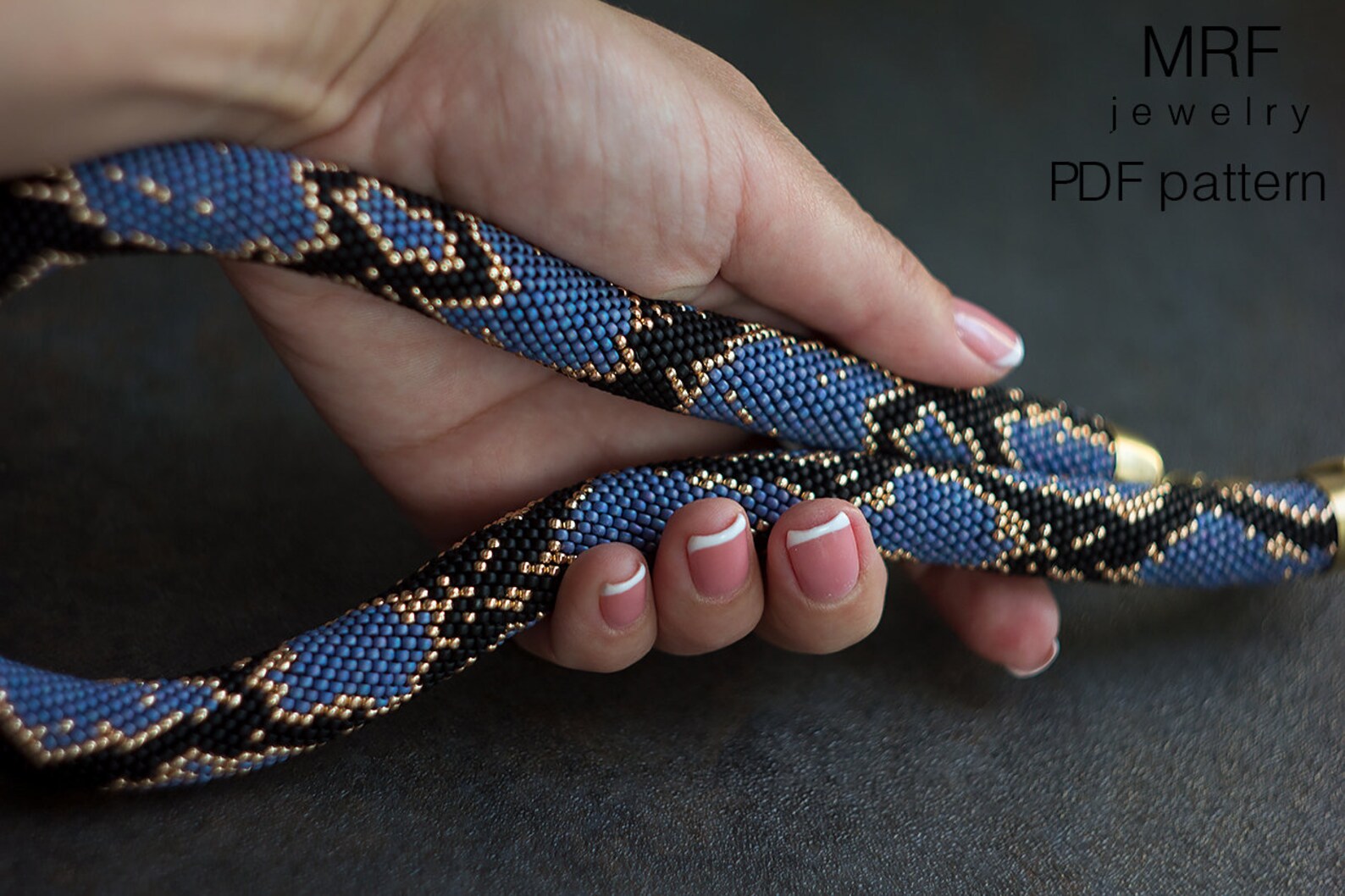 Bead Crochet Pattern Necklace PDF Pattern PNG Pattern Snake Pattern ...