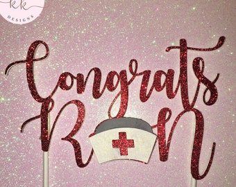 Nurse cake topper | Etsy