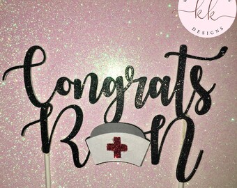 Nurse cake topper | Etsy