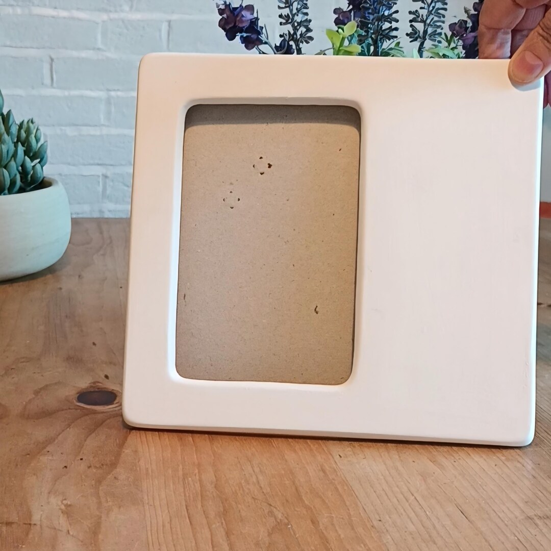 Paint Your Own Photo Frame: Picture Frame, Baby Footprint or Handprint ...