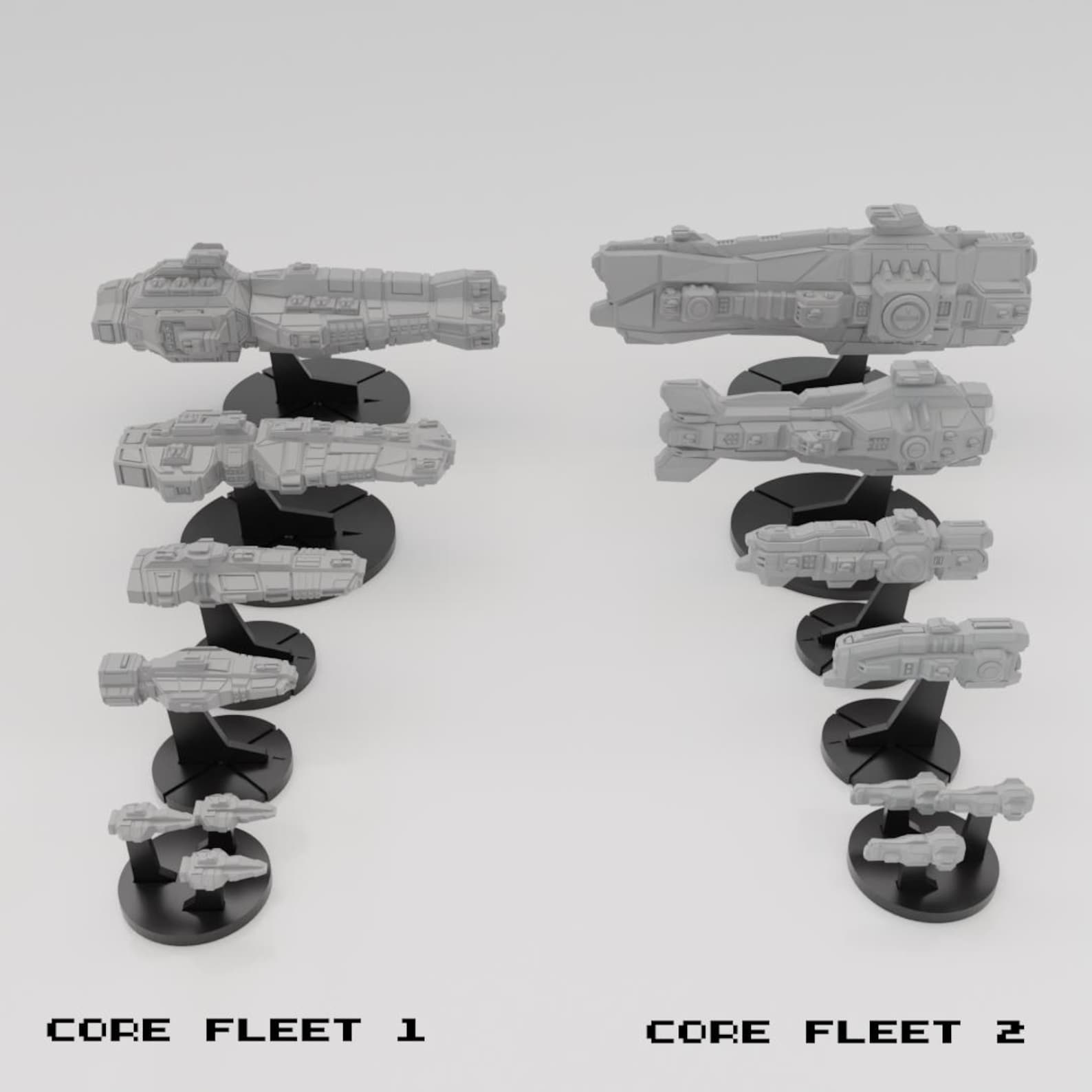 FDM Friendly Core Fleet for OPR Warfleets Ftl and Other Space Tactical ...