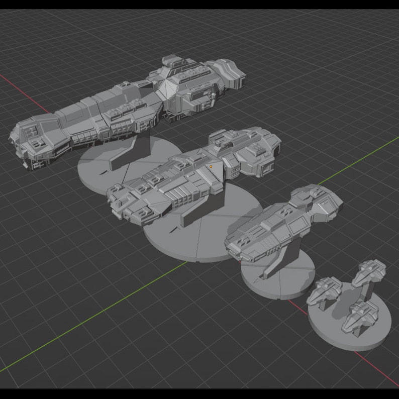 FDM Friendly Core Fleet for OPR Warfleets Ftl and Other Space Tactical ...
