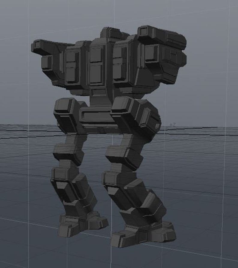 Garrison Mech - 3D Printable Sci-fi Miniature/model - Etsy