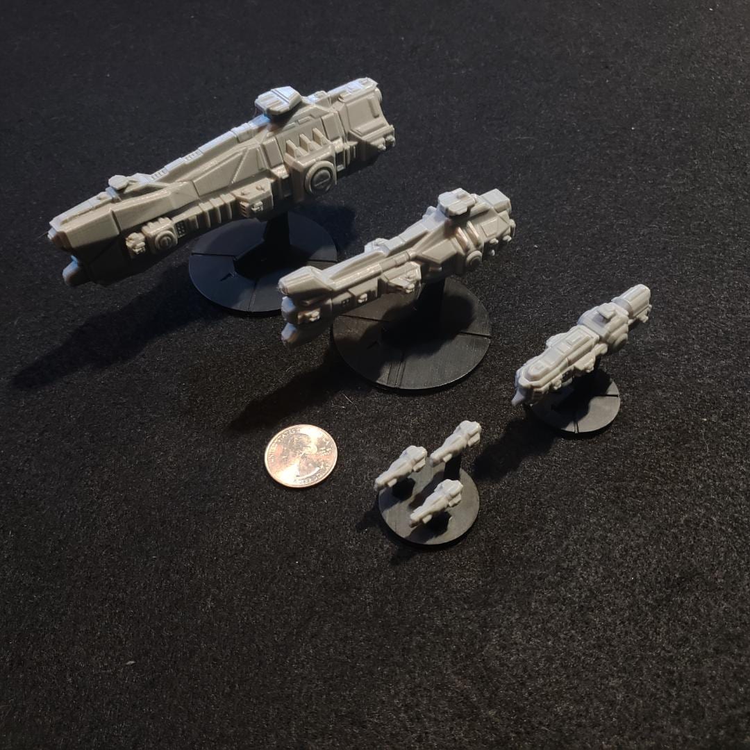 FDM Friendly Core Fleet 2 for OPR Warfleets Ftl and Other Space ...