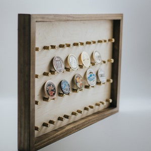 Wall Mounted Challenge Coin Holder / Display Using Spent Brass as the ...
