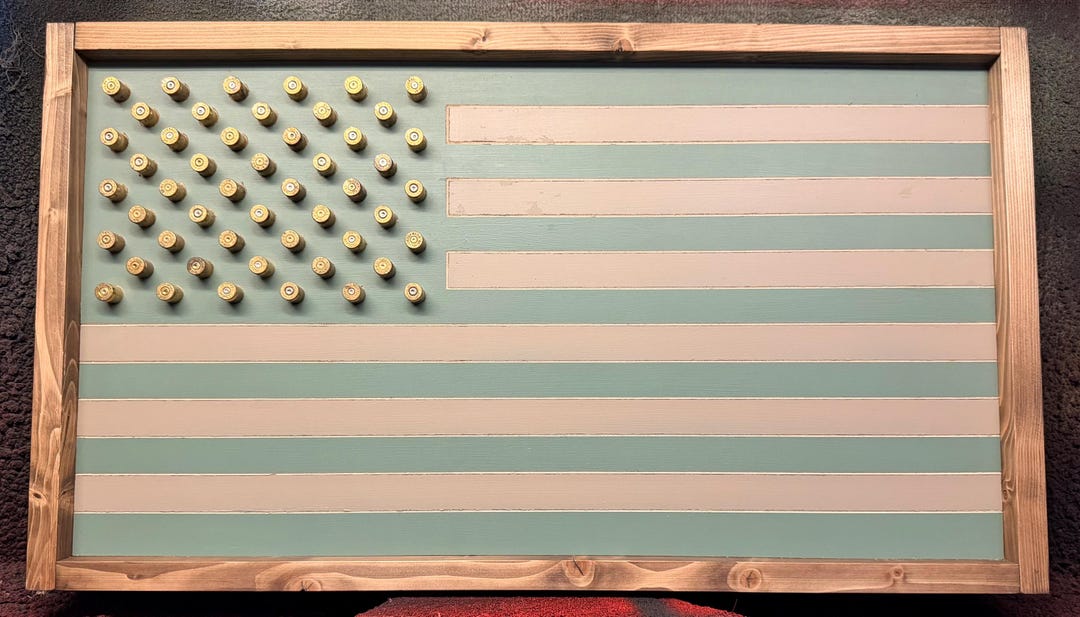 FDE and Ranger Green Wall Mounted American Flag - Etsy