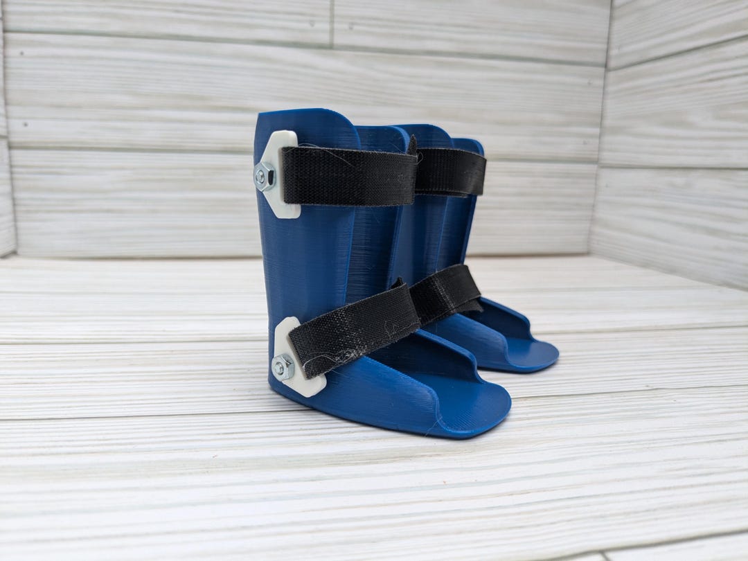 Blue Doll Leg Braces; Doll Afos; 18-inch Doll Afos; Stuffed Animal Leg ...