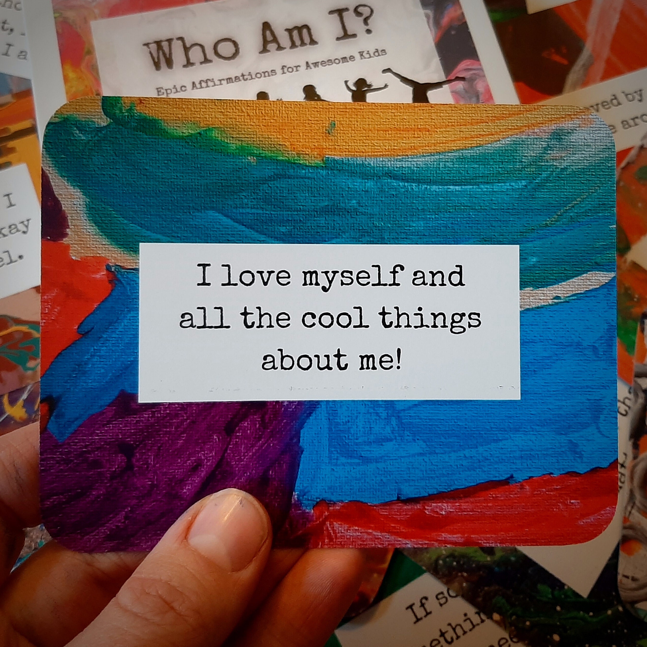 Who Am I Affirmation Cards for Kids, Family Affirmations, Affirmations ...