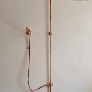 Solid Copper Shower Set of Complete Solid Copper and Brass | RAW Copper ...
