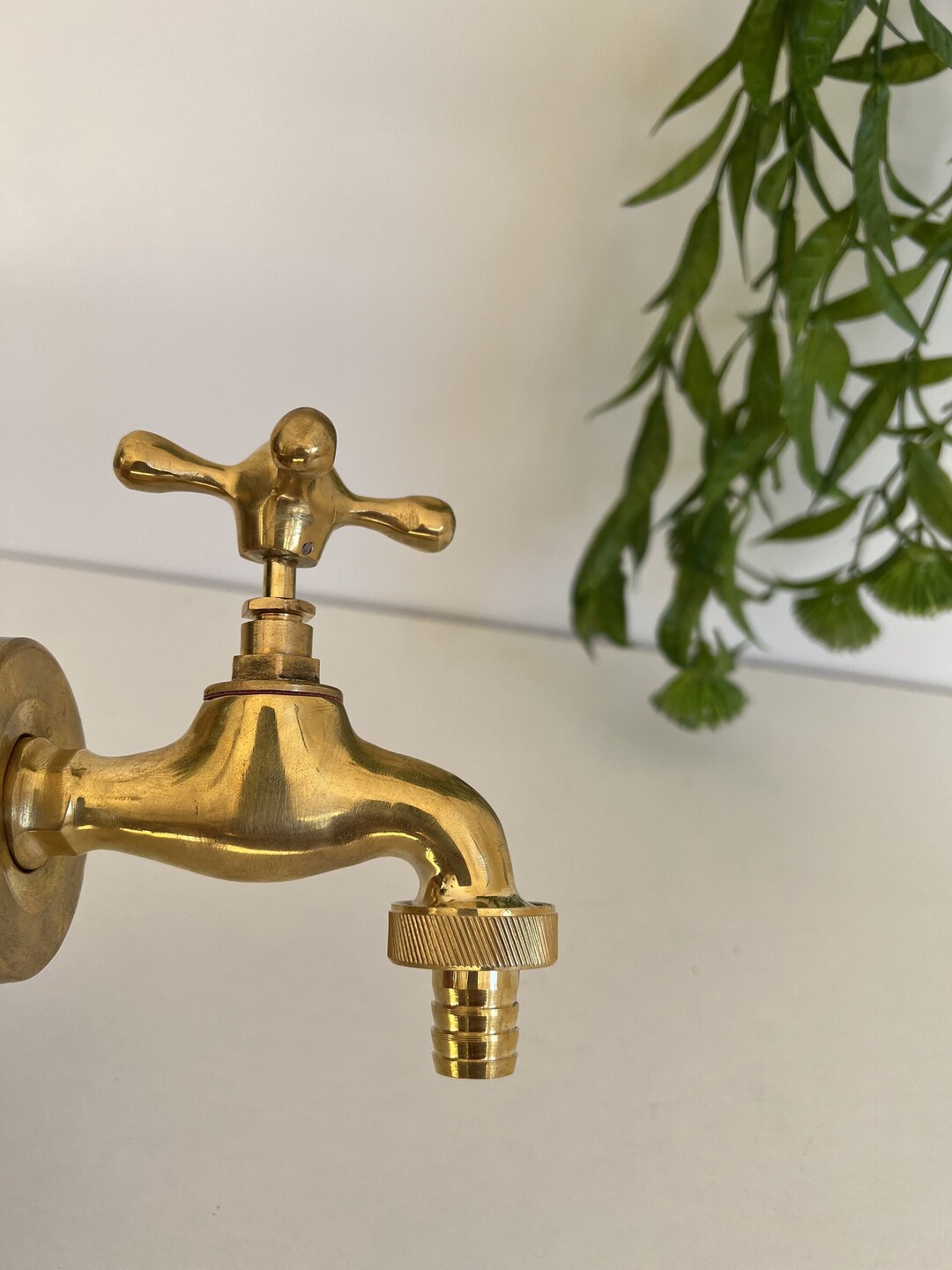 Handcrafted Brass Watertap, Wall Brass Tap ,wall Mount Faucet, Water ...