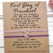 First Day of Preschool Bracelet Back to School Bracelets First - Etsy