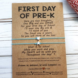 First Day of Pre-k, First Day of School, First Day of Kindergarten ...