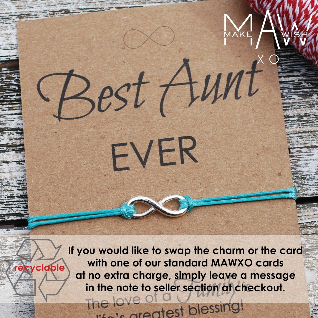 Aunt Gift for Aunt Personalized Card for Aunt Best Aunt Birthday Gift ...