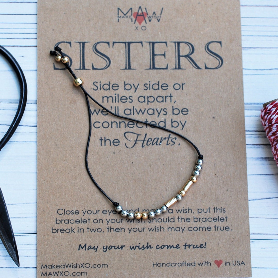 Morse Code Bracelet Sister • Sister Morse Code Bracelet • Sister Gift ...