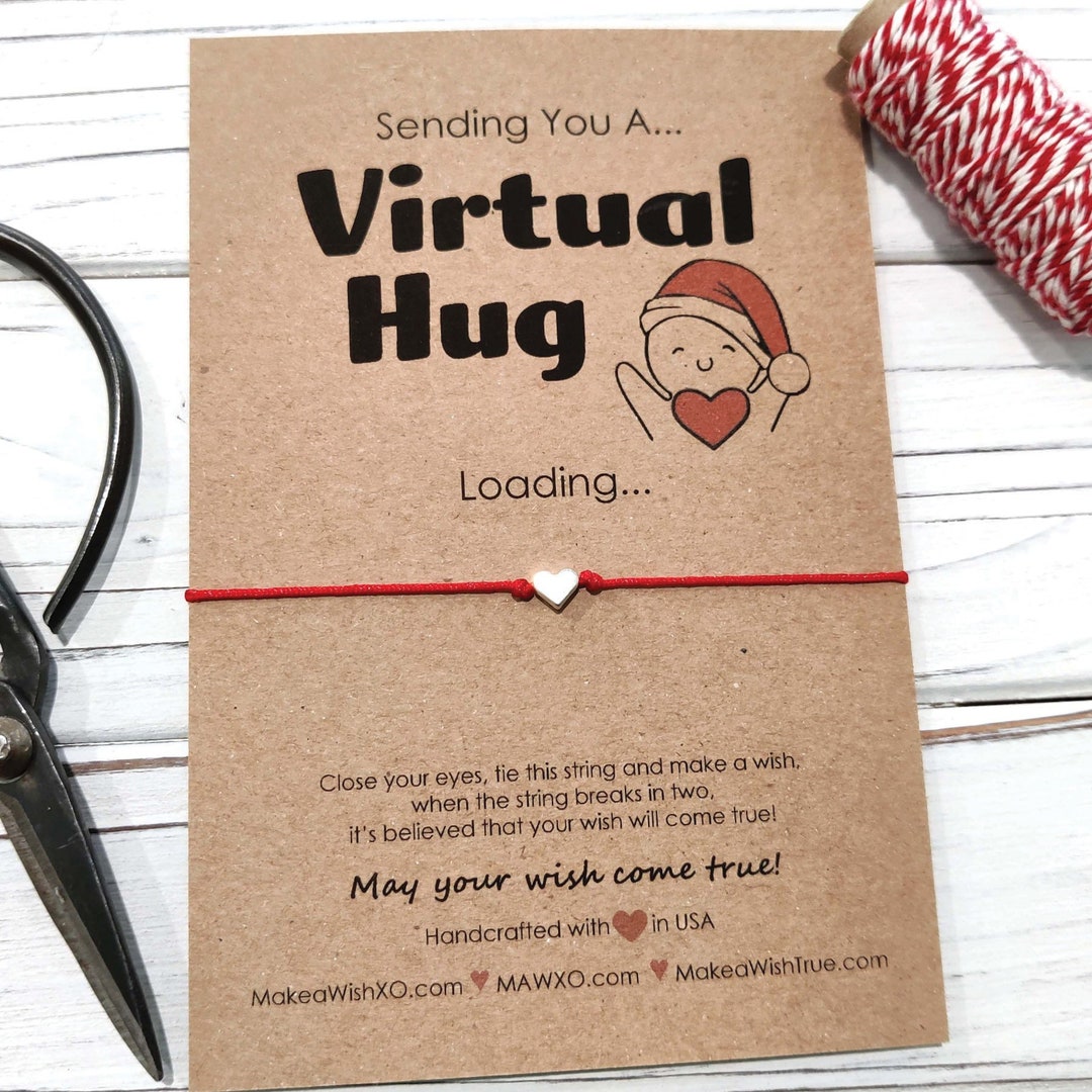 Virtual Hug Holiday Edition, Social Distance Hug, Sending You a Virtual ...