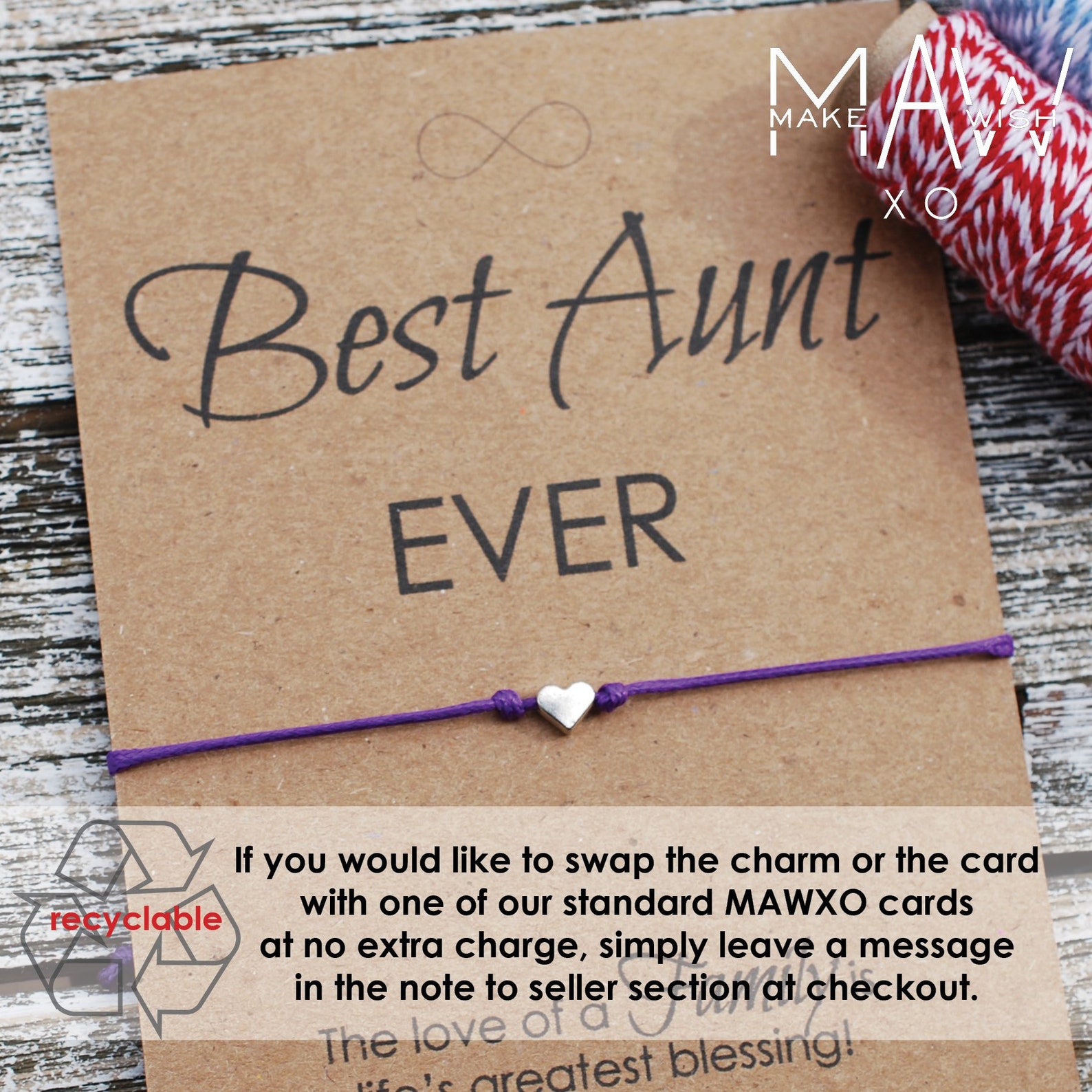 Aunt Gift for Aunt Personalized Card for Aunt Best Aunt Birthday Gift ...