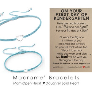 Kindergarten Bracelet, First Day of Kindergarten Pre-k First Day of ...