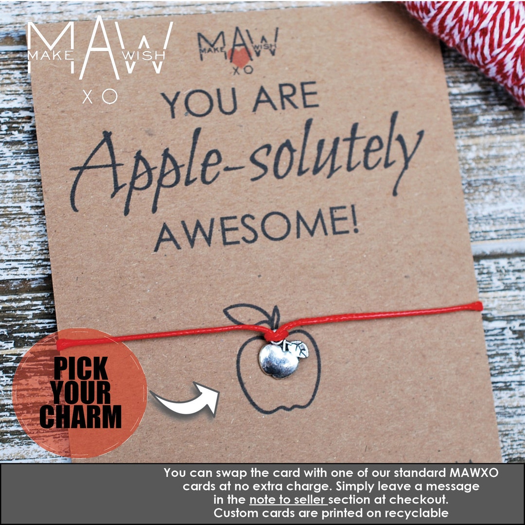 Teacher Gifts • Teacher Appreciation Gift • Friendship Bracelet • Gift ...