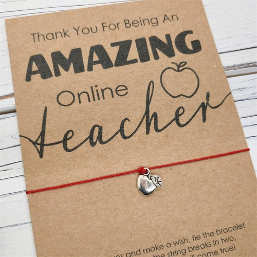 Teacher Gifts Friendship Bracelet Inspirational Gift for - Etsy