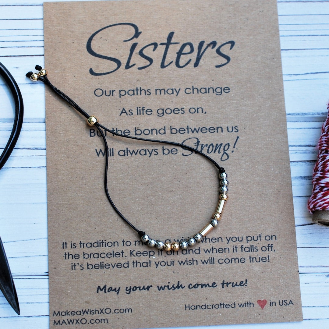 Sister Morse Code Bracelet • Morse Code Bracelet Sister • Big Sister ...