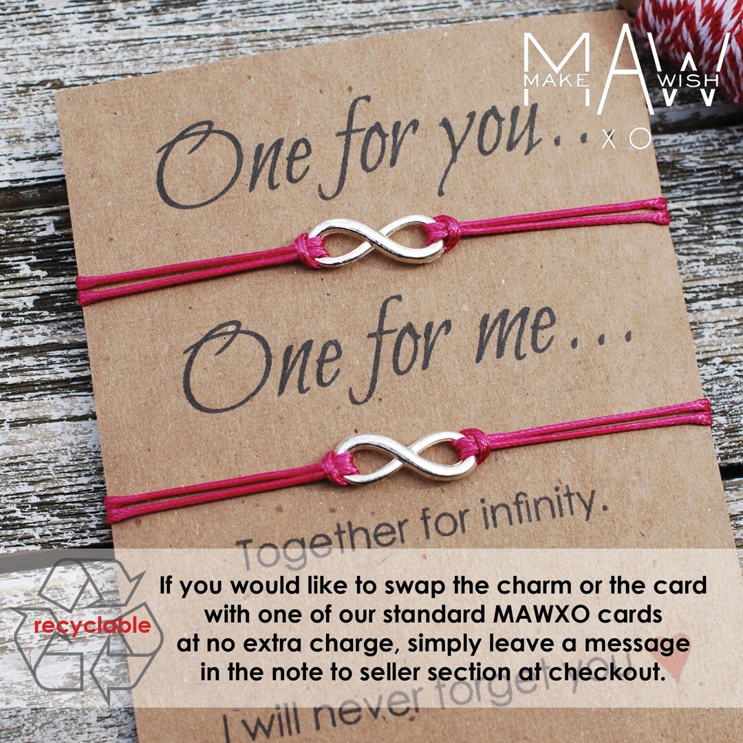 Best Friend Gifts Matching Bracelets Long Distance Relationship Couples ...