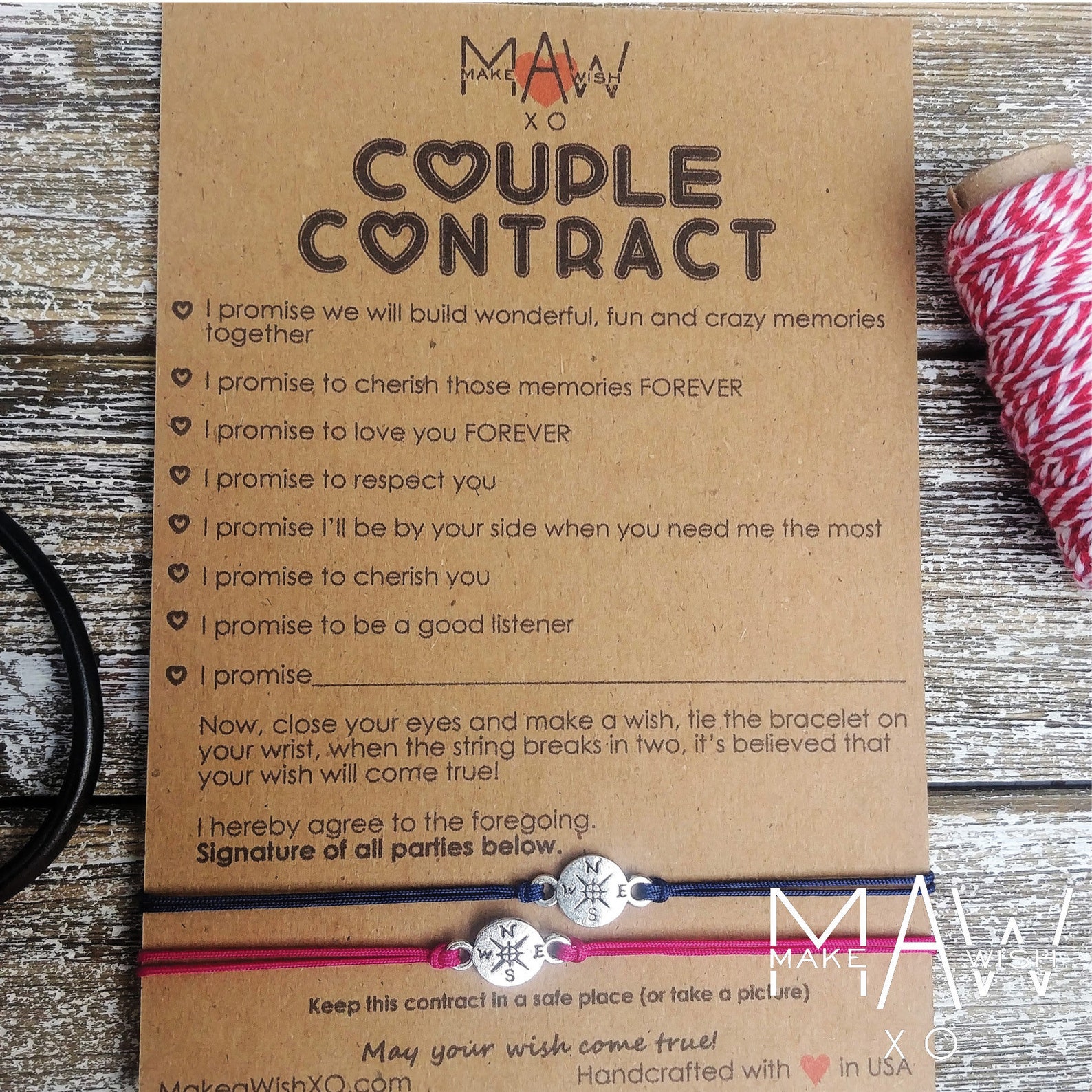 Couples Gift Couples Bracelet Couples Gift Christmas Matching | Etsy