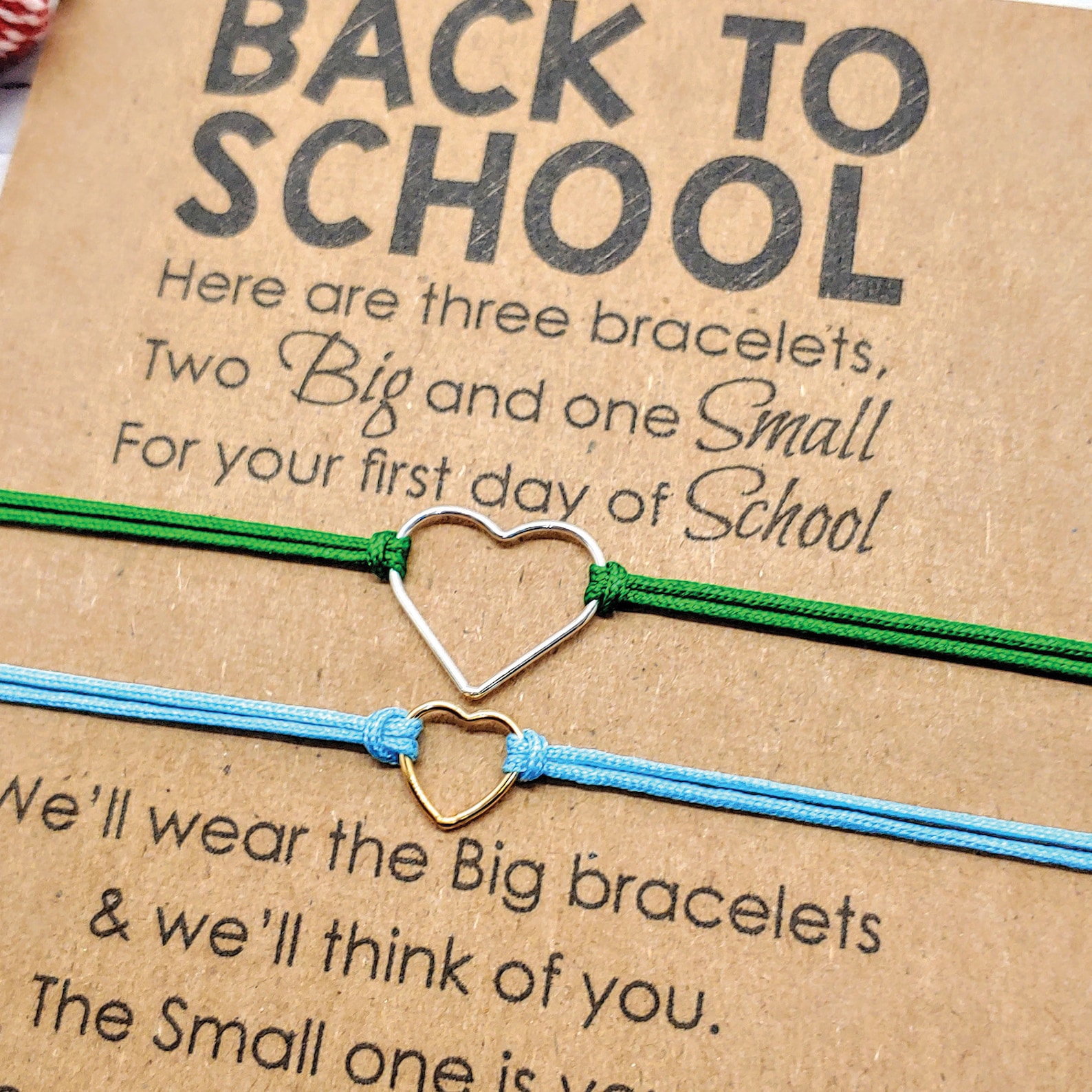 Back to School Bracelet, First Day of School, Mommy and Me Bracelet ...