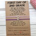 First Day of Pre-k, First Day of School, First Day of Kindergarten ...