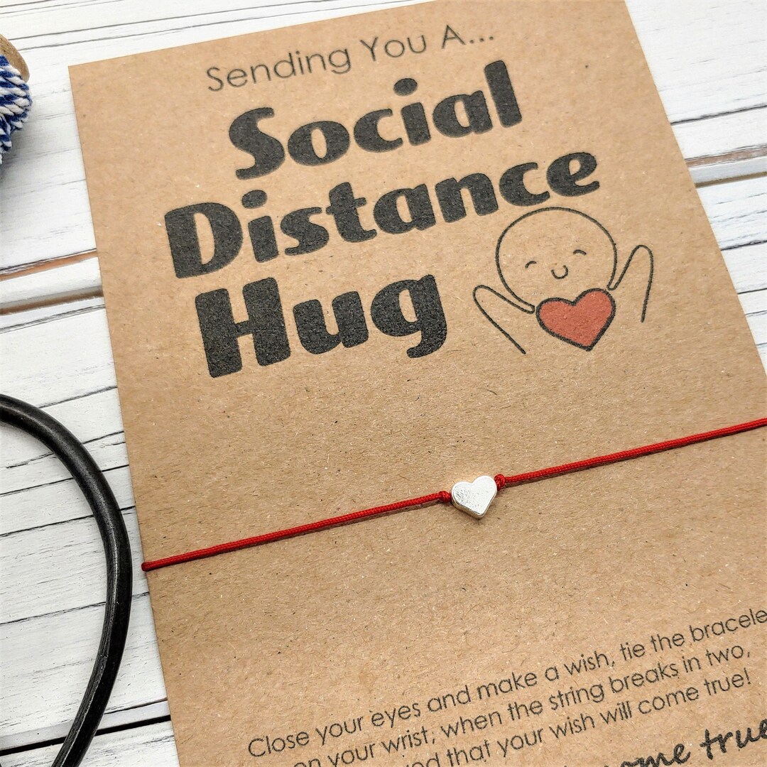 Social Distance Hug Quarantine Bracelet Quarantine Gift Social ...