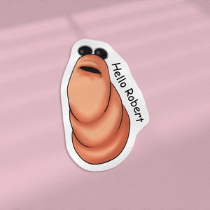 Marcus the Worm Sticker - Vrchat Meme Fanart - Funny Laptop & Water ...