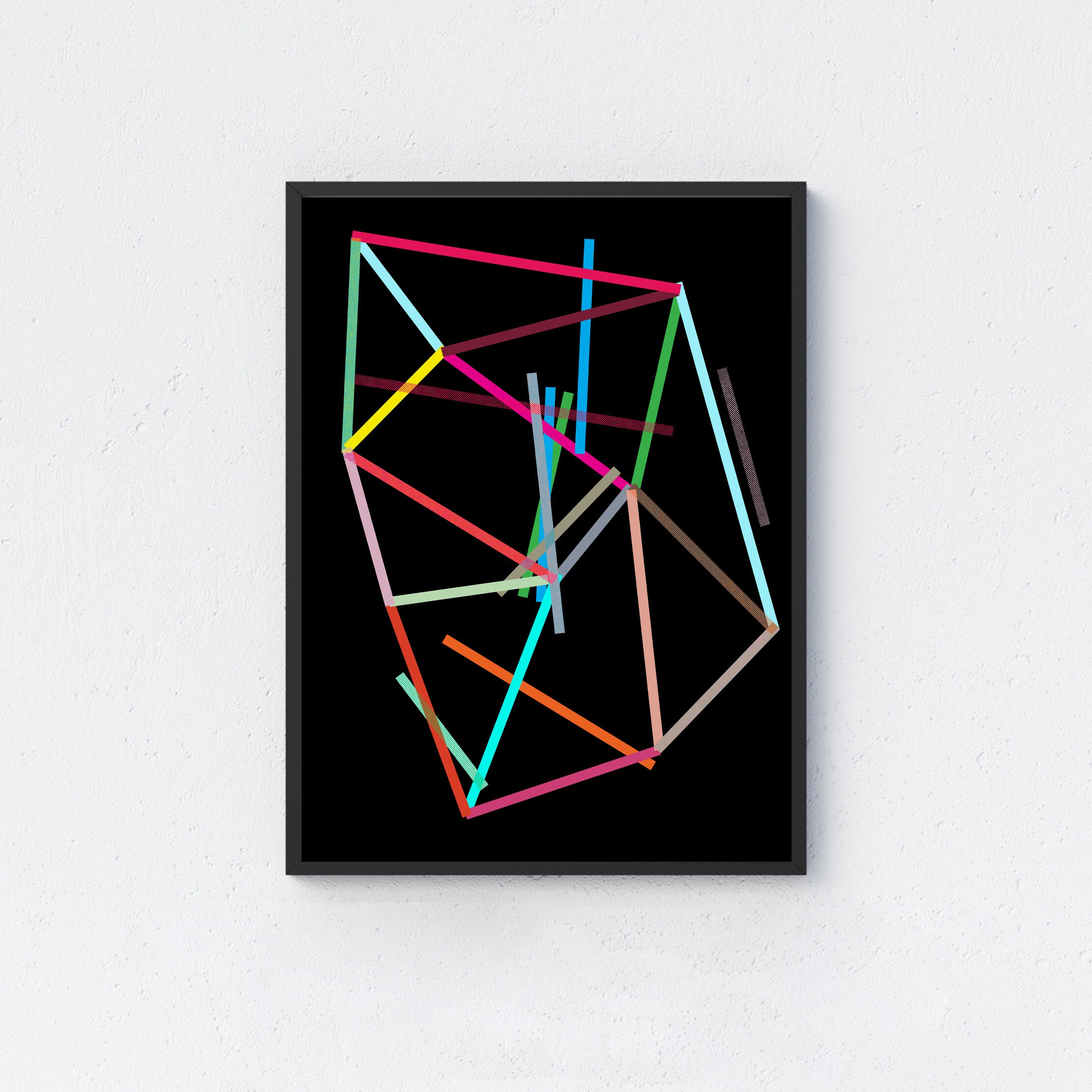 Abstract Wall Art Minimal Geometric Art Print. Fine Art - Etsy