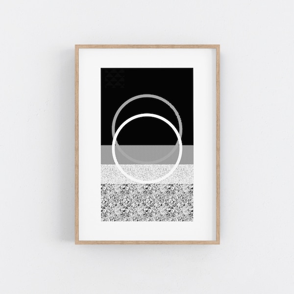 Modern Screenprint - Etsy