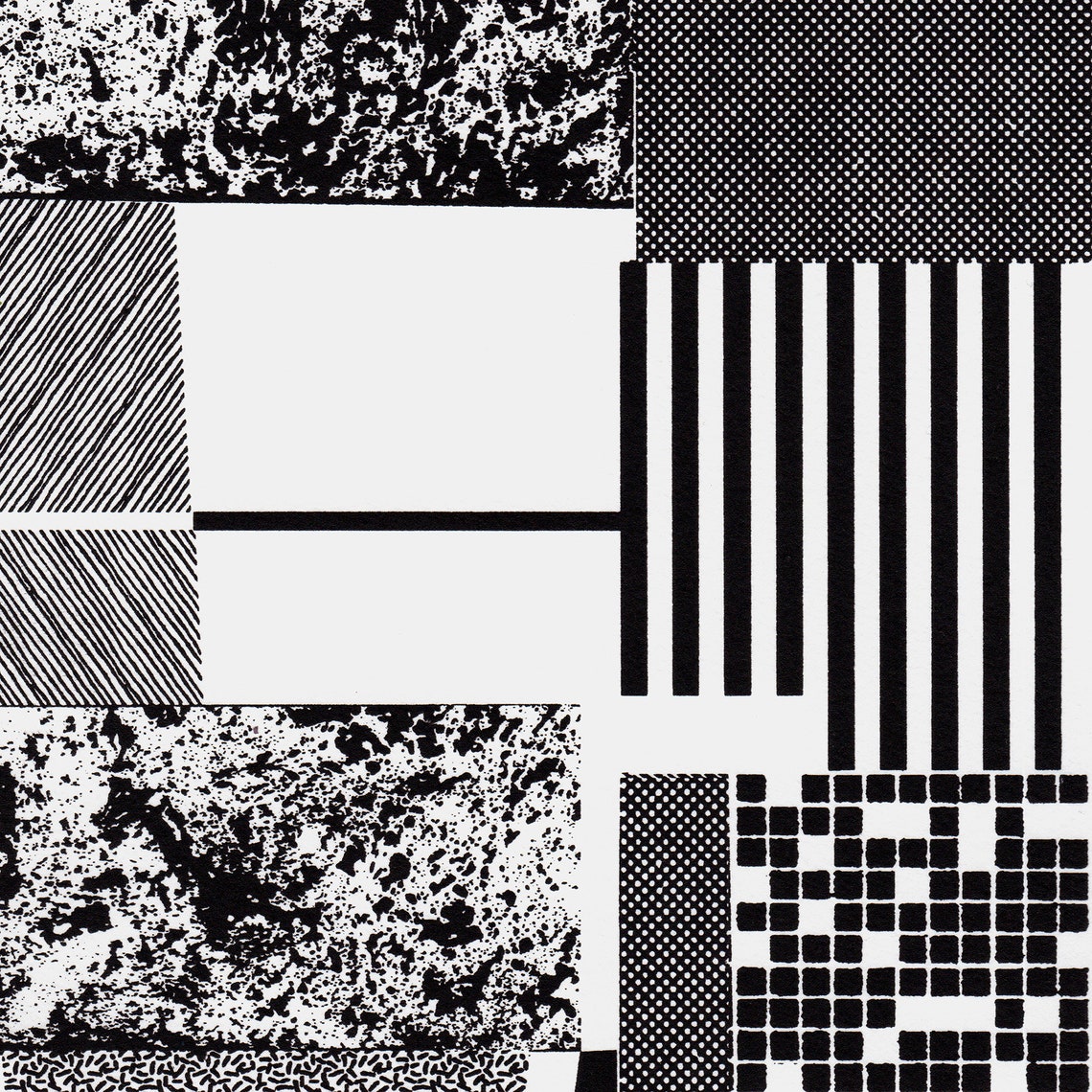 Monochrome Original Screenprint. Bauhaus Print Mid Century - Etsy