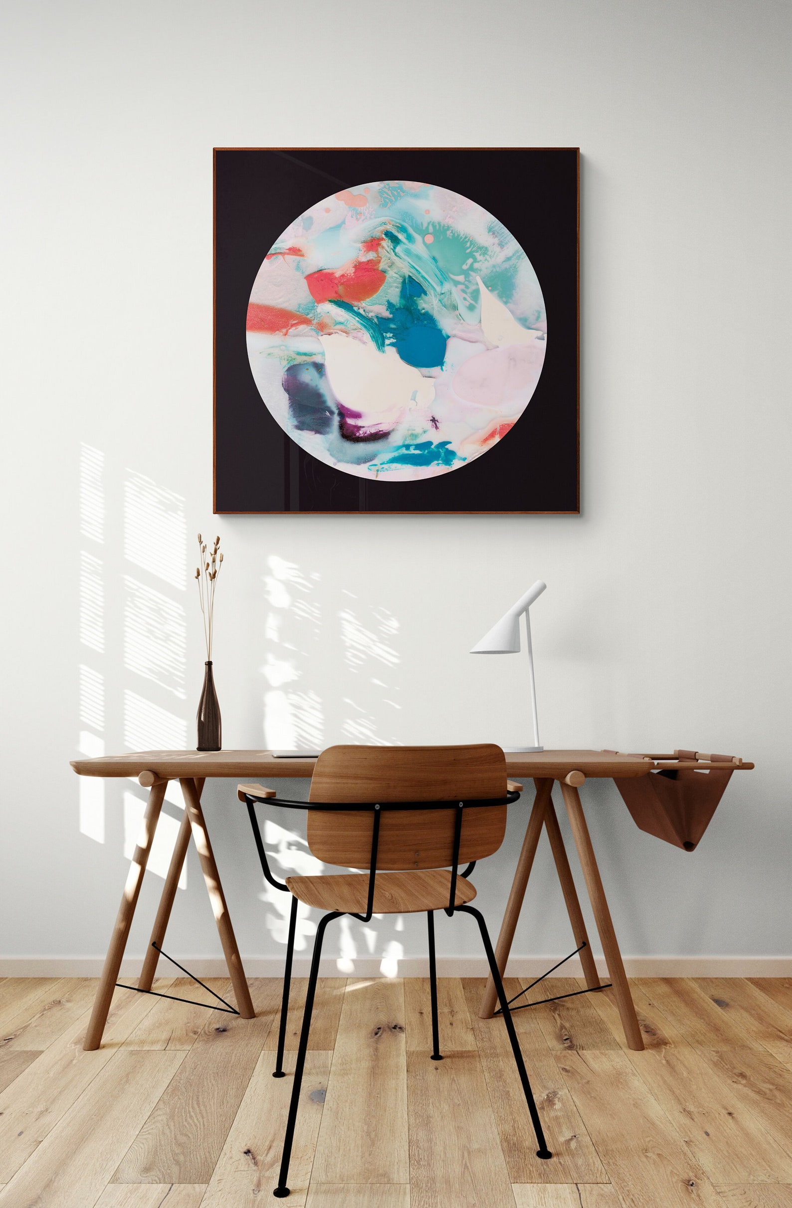 Large Abstract Art Print. Circular Artwork. Giclee Print. - Etsy
