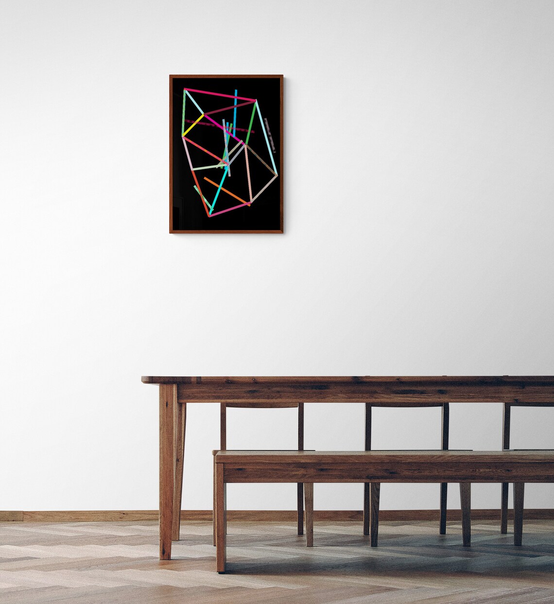 Abstract Wall Art Minimal Geometric Art Print. Fine Art | Etsy