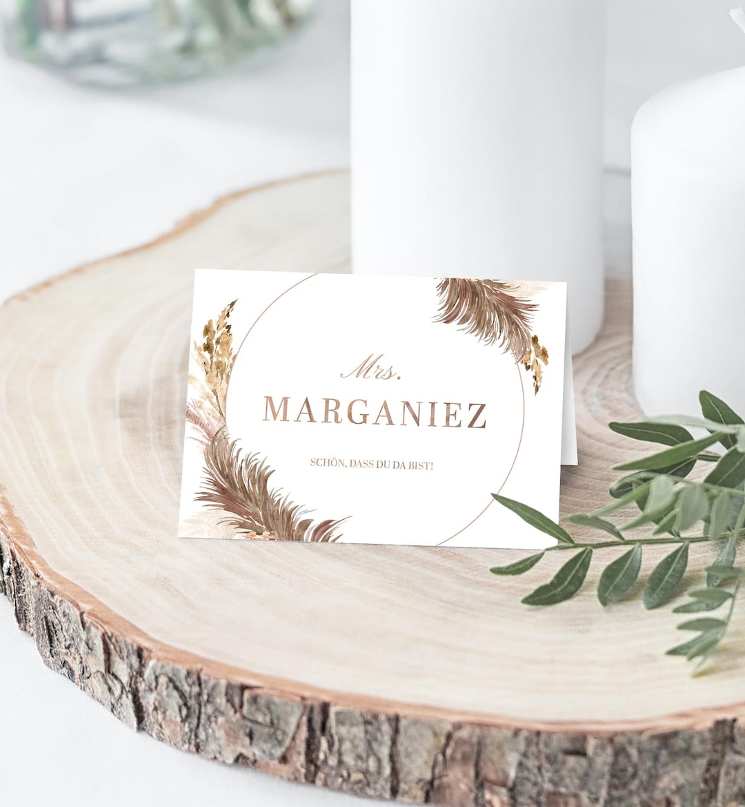 Personalized Place Cards / Name Cards boho Wedding - Etsy