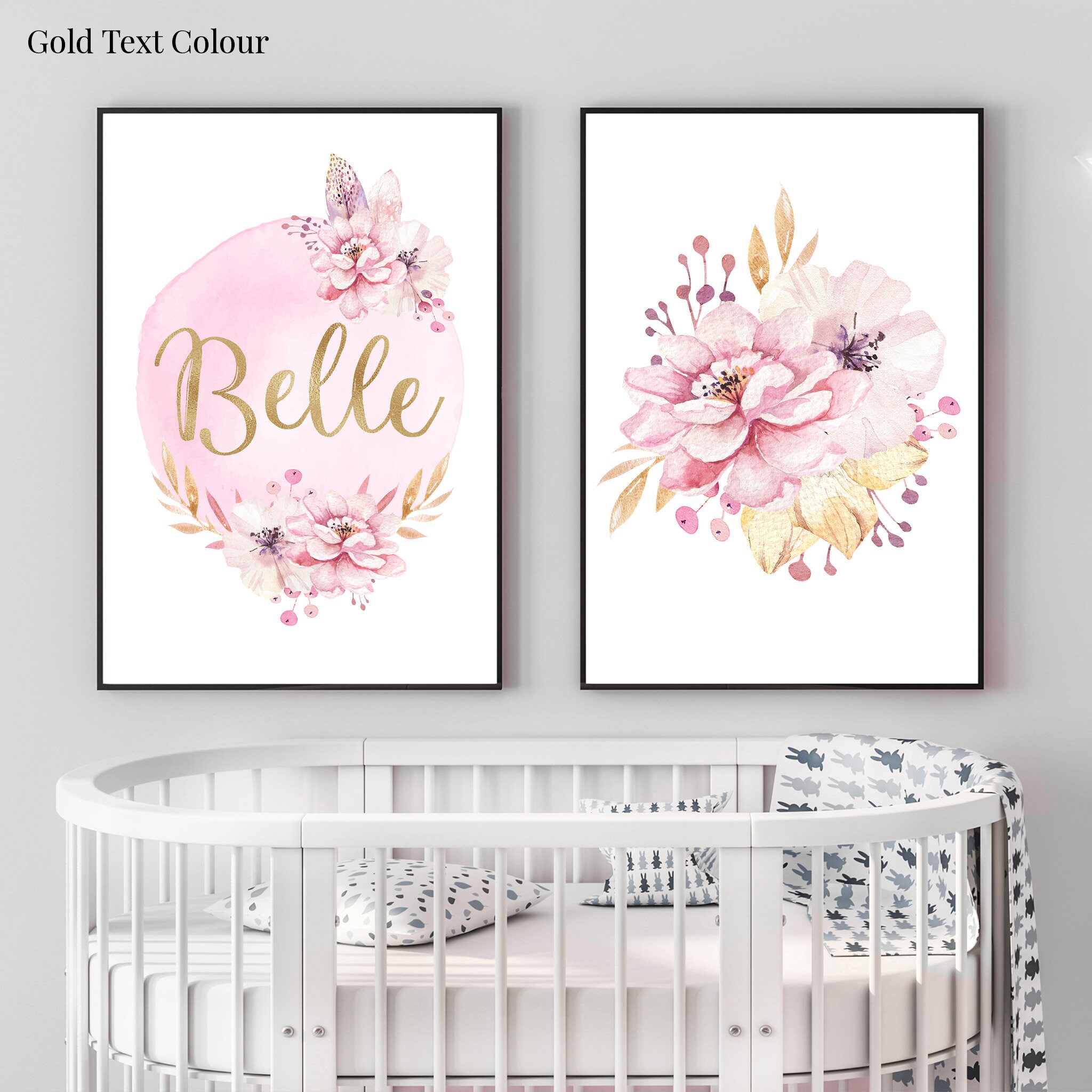 DIGITAL DOWNLOAD Customsied Baby Name Print Nursery Decor - Etsy