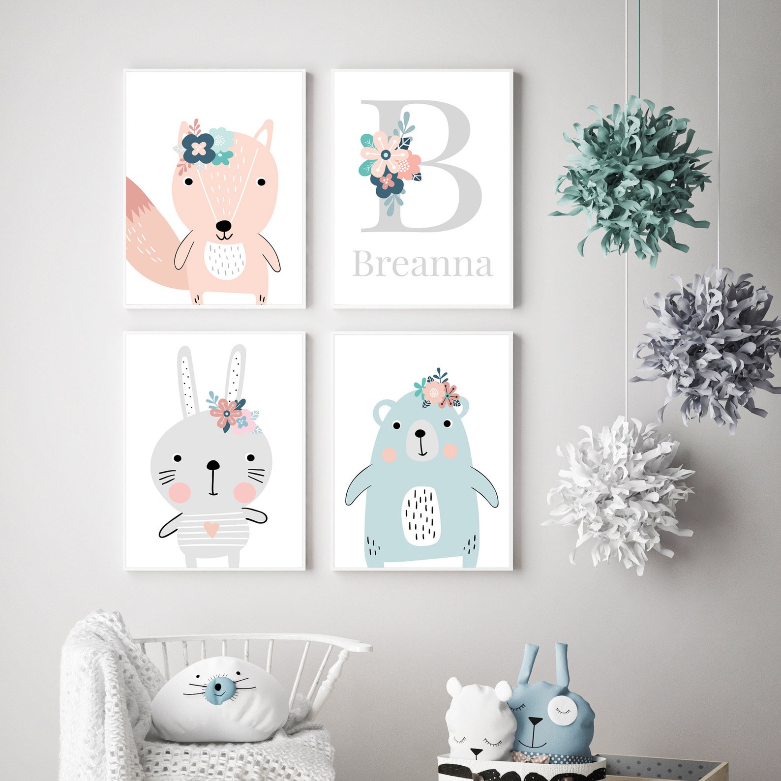 DIGITAL DOWNLOAD Printable Personalised Nursery Print Baby - Etsy