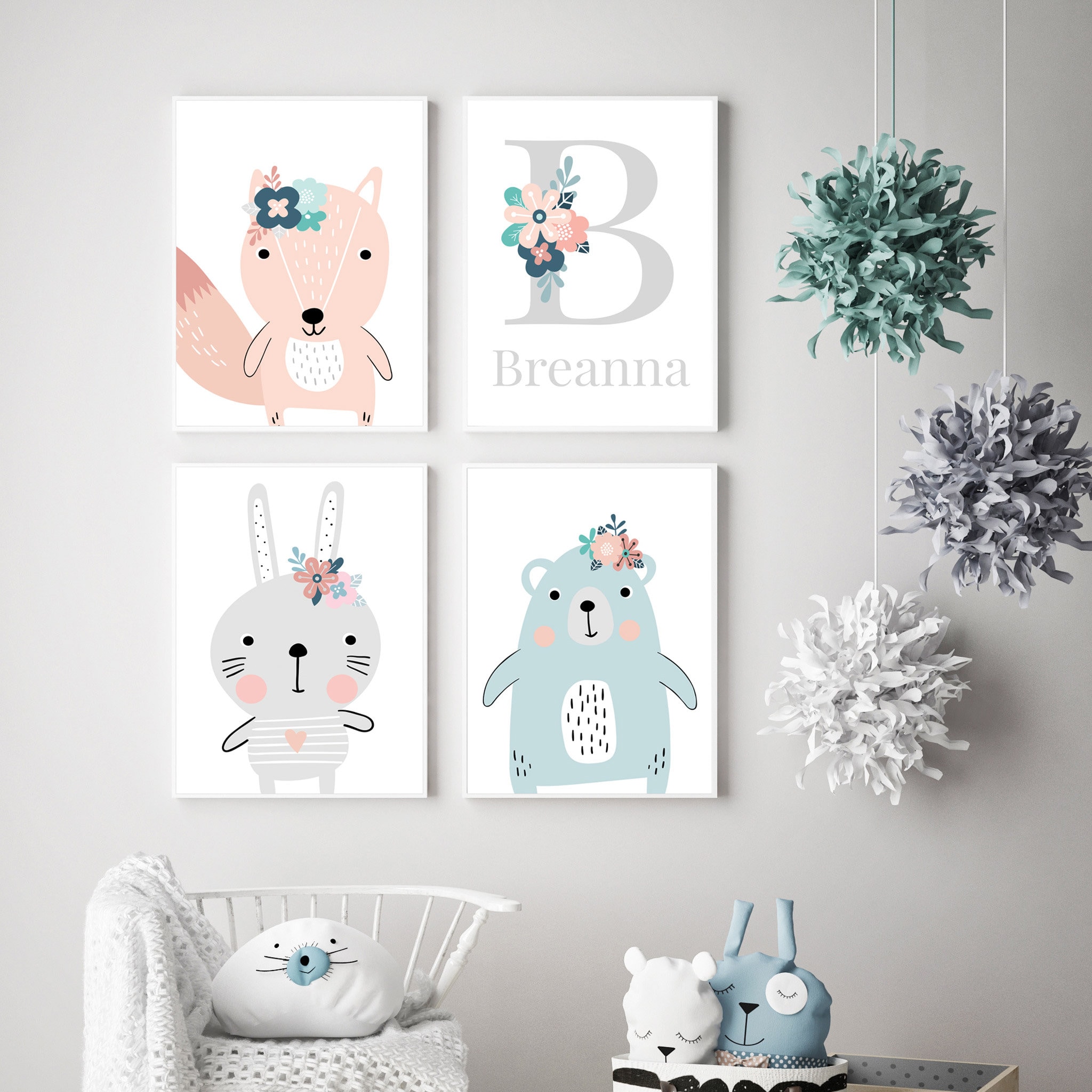 DIGITAL DOWNLOAD Printable Personalised Nursery Print Baby - Etsy