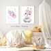 DIGITAL DOWNLOAD Printable Bunny Name Print Set, Custom Girls Nursery ...