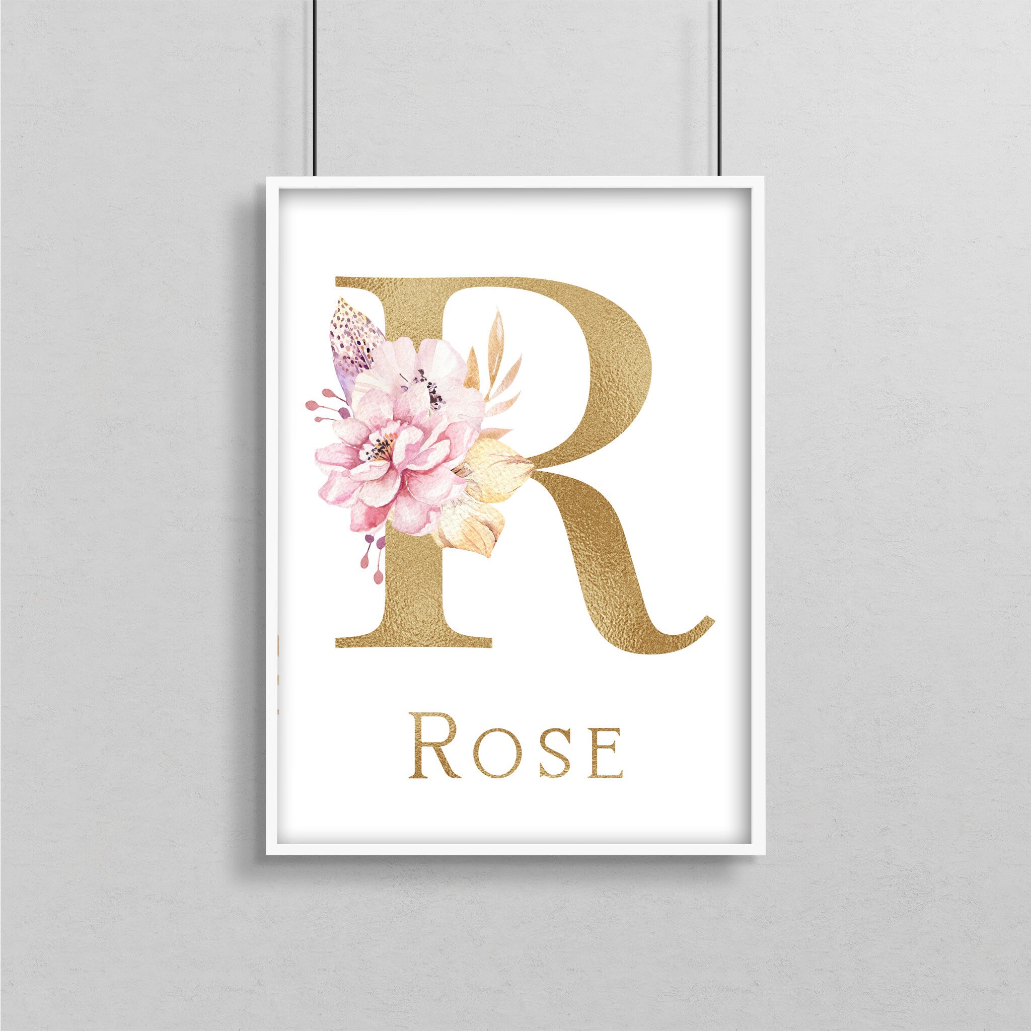 Customised Baby Name Prints Cute Animal Nursery Decor Set | Etsy Australia