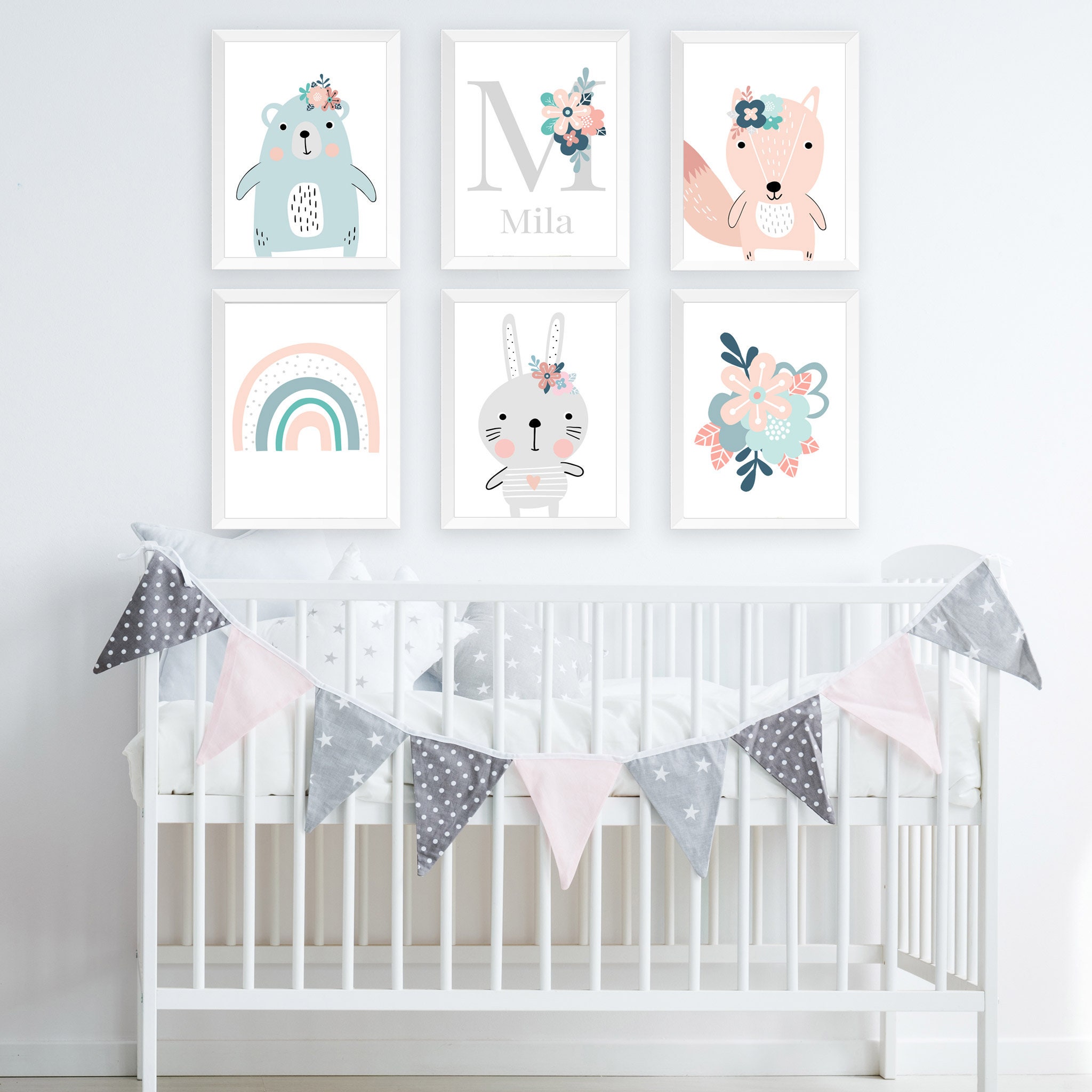 DIGITAL DOWNLOAD Printable Personalised Nursery Print Baby - Etsy
