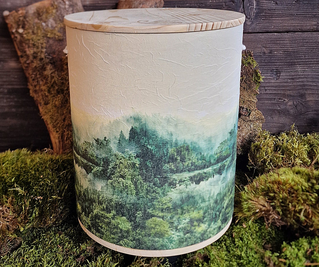 Wooden Urn Back to Nature / Natural Urn Sustainable - Etsy