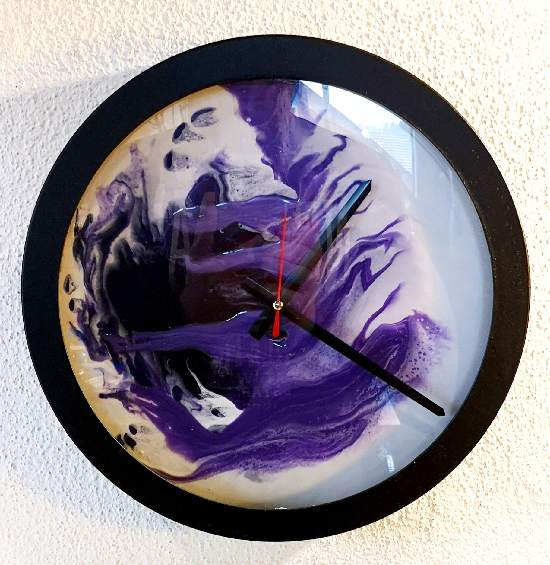 Magic of Nature /Clock / Wooden Clock / Clock Wall / Resin / | Etsy